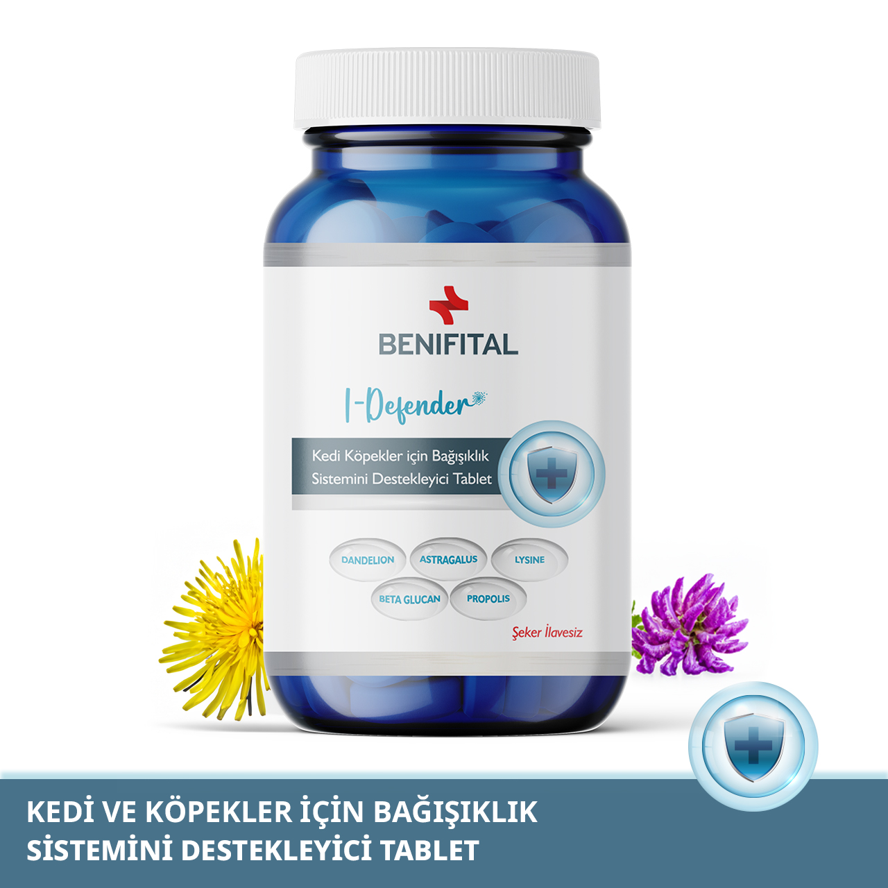I-Defender Tablet Kediler ve Köpekler için Bağışıklık Sistemi ...